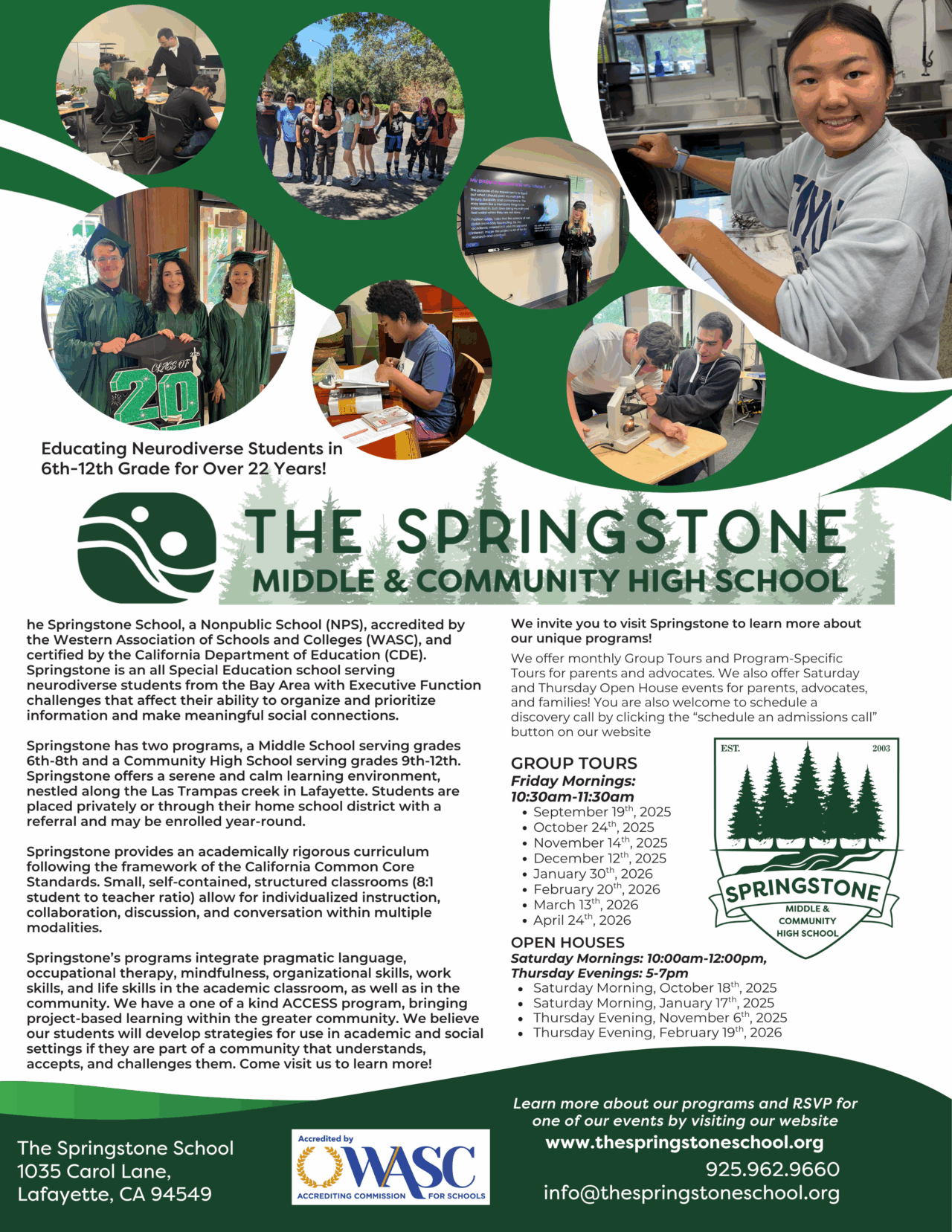 Home - The Springstone School | Lafayette, CA